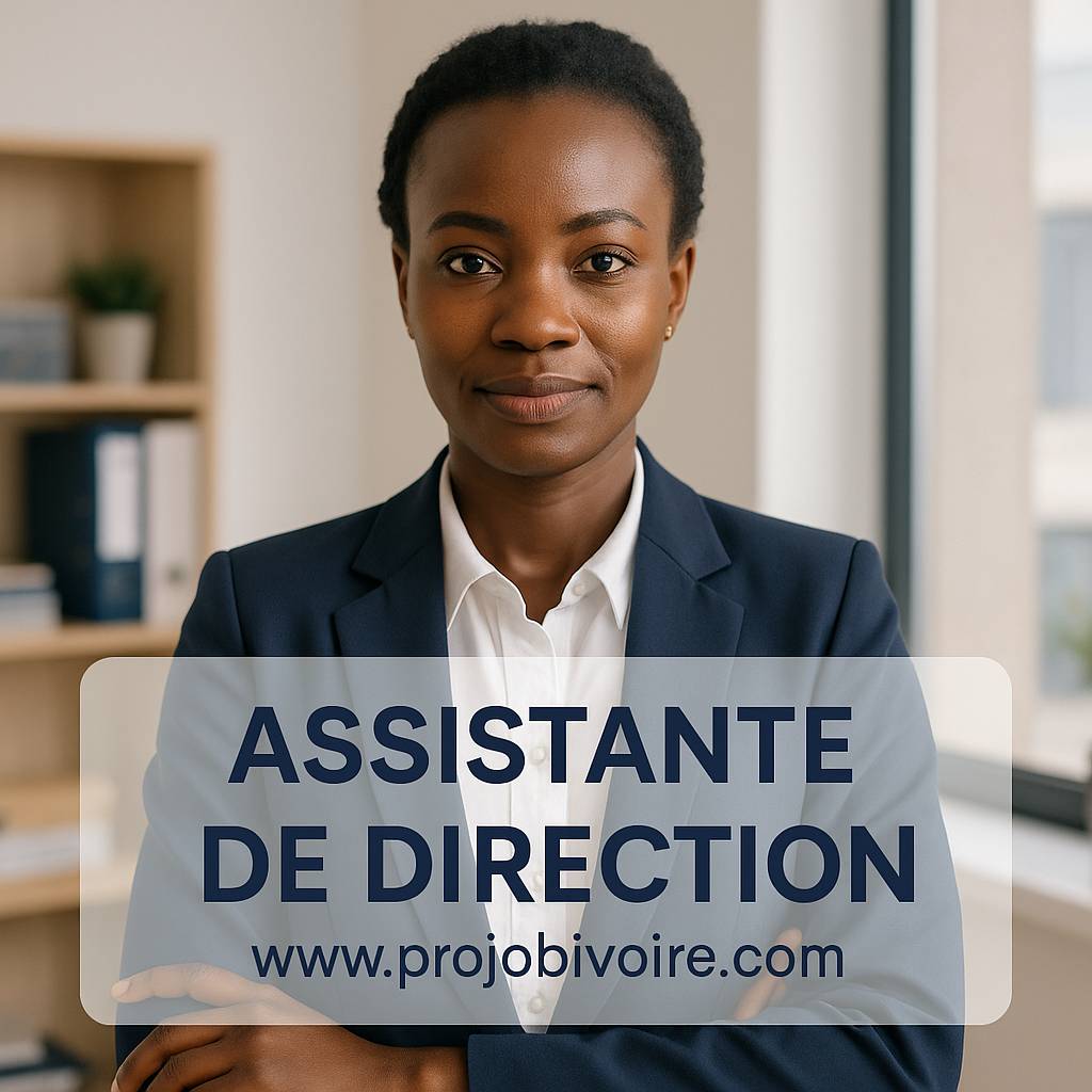 ASSISTANTE DE DIRECTION BILINGUE - 300.000 F - 400.000 F CFA | novembre 2025 | Projobivoire