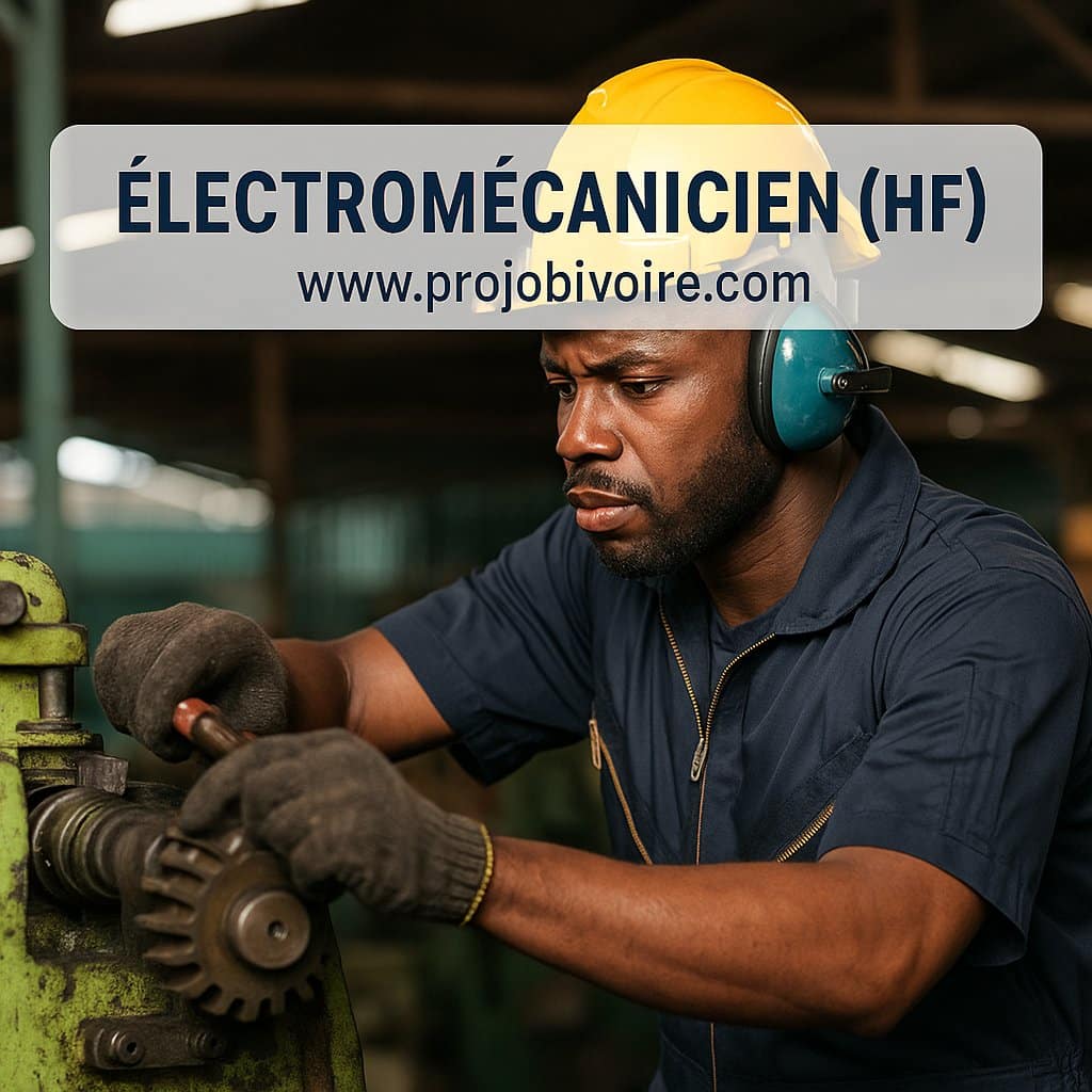 STAGIAIRE ÉLECTROMÉCANICIEN(NE) | septembre 2025 | Projobivoire