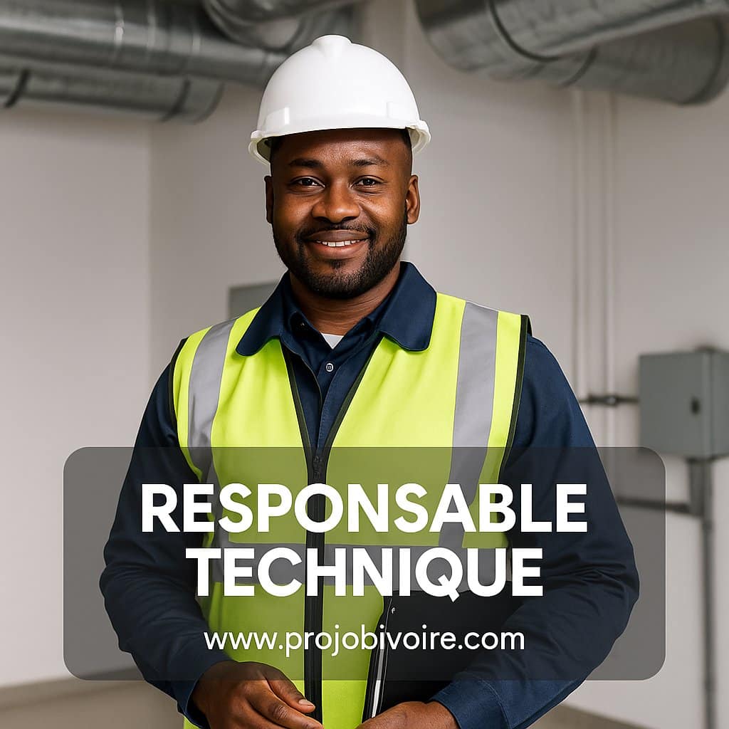 RESPONSABLE TECHNIQUE | mai 2025 | Projobivoire