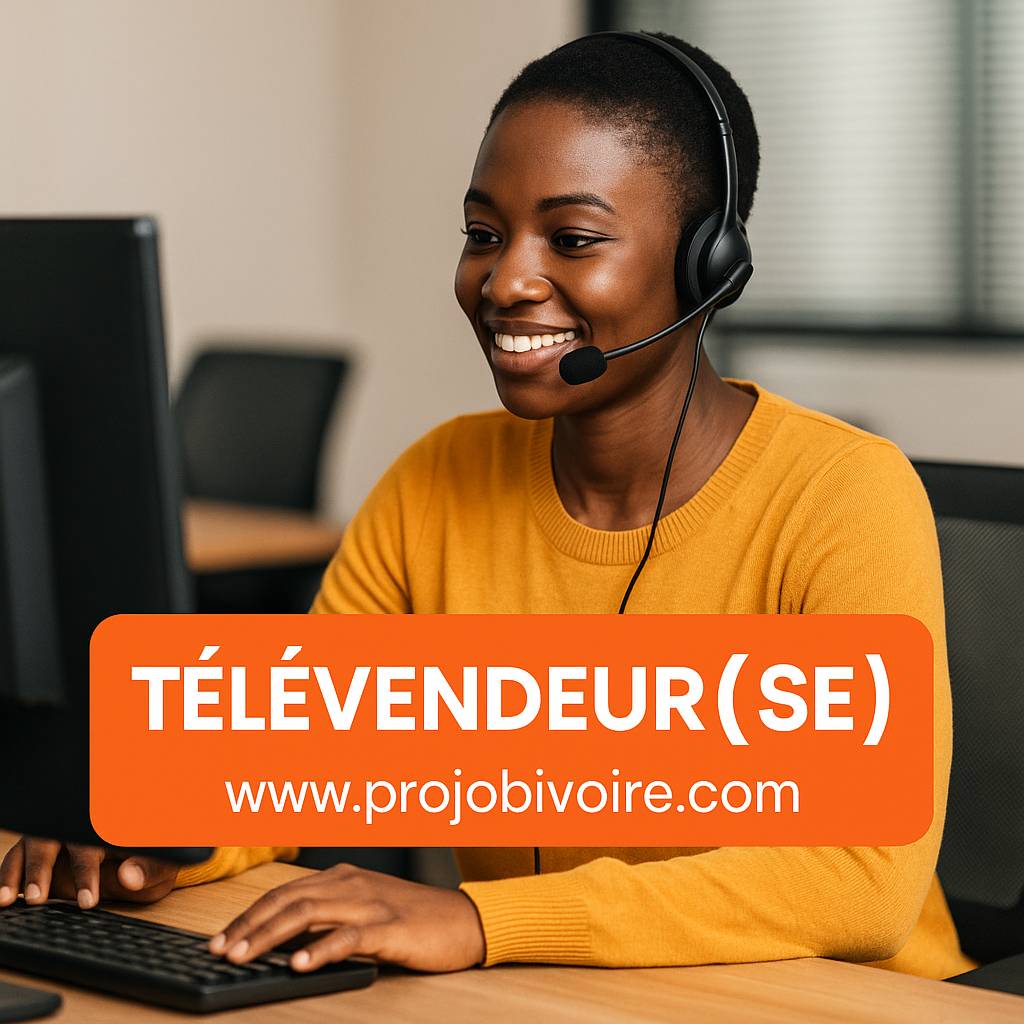 TELEVENDEUR(EUSE) CALL CENTER - Niveau BAC | septembre 2025 | Projobivoire