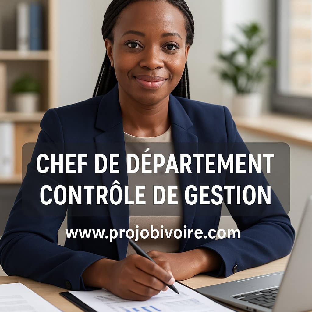Chef(fe) de Département Contrôle de Gestion | juillet 2025 | Projobivoire