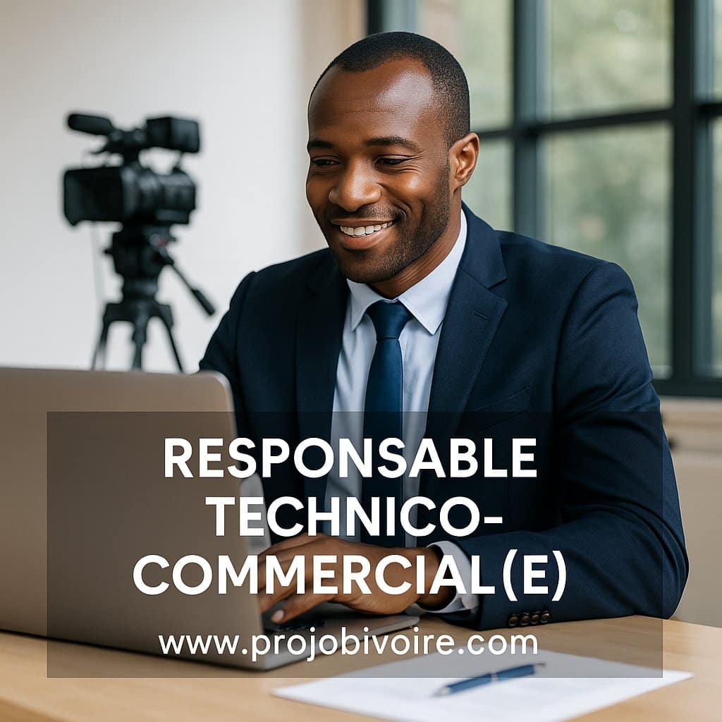 RESPONSABLE TECHNICO-COMMERCIAL(E) – Audiovisuel / CDI / Abidjan | janvier 2026 | Projobivoire