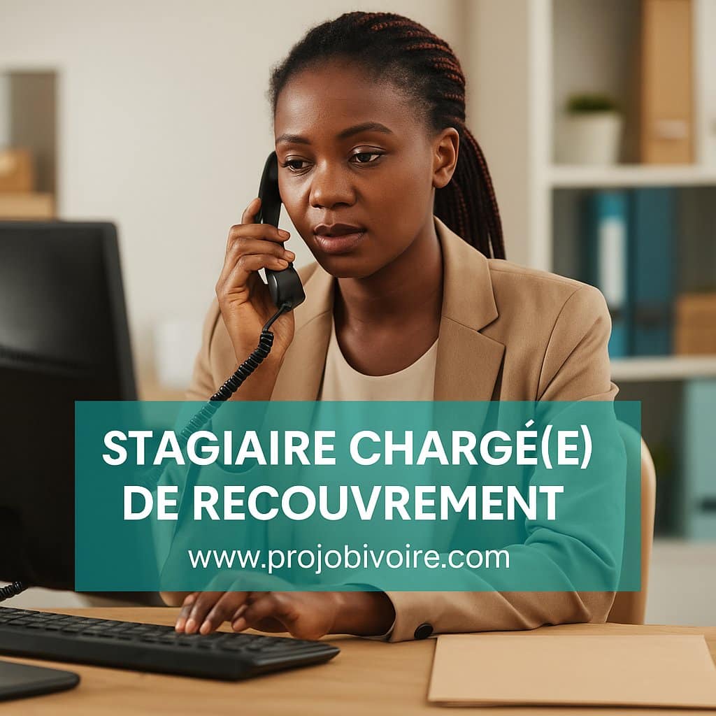 UN(E) STAGIAIRE CHARGÉ(E) DE RECOUVREMENT | février 2026 | Projobivoire