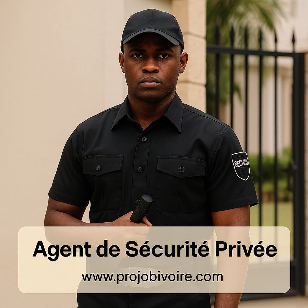 (STAGE DE QUALIFICATION PROFESSIONNELLE):AGENT DE SECURITE PRIVEE | septembre 2025 | Projobivoire