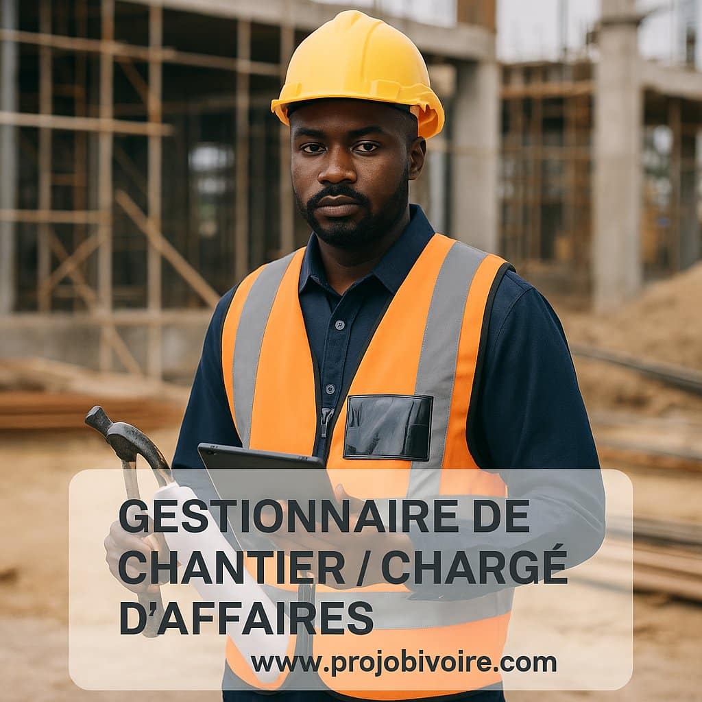 Gestionnaire De Chantier / Chargé D’Affaires | février 2026 | Projobivoire