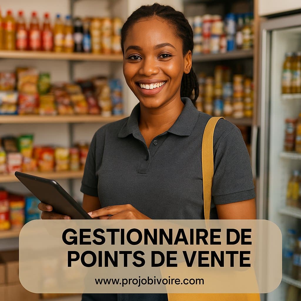 Gestionnaire de Points de Vente - Niveau BAC | novembre 2025 | Projobivoire
