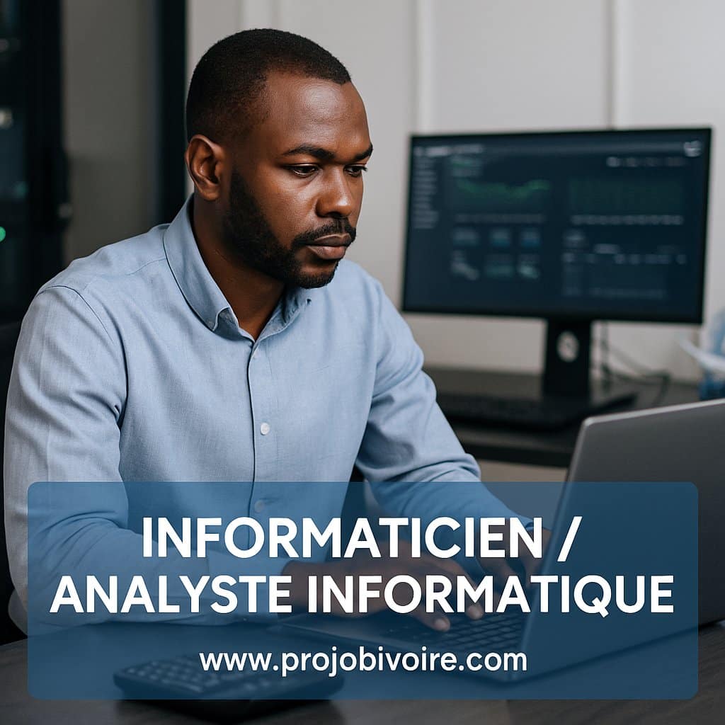 Informaticien / Analyste informatique | août 2025 | Projobivoire