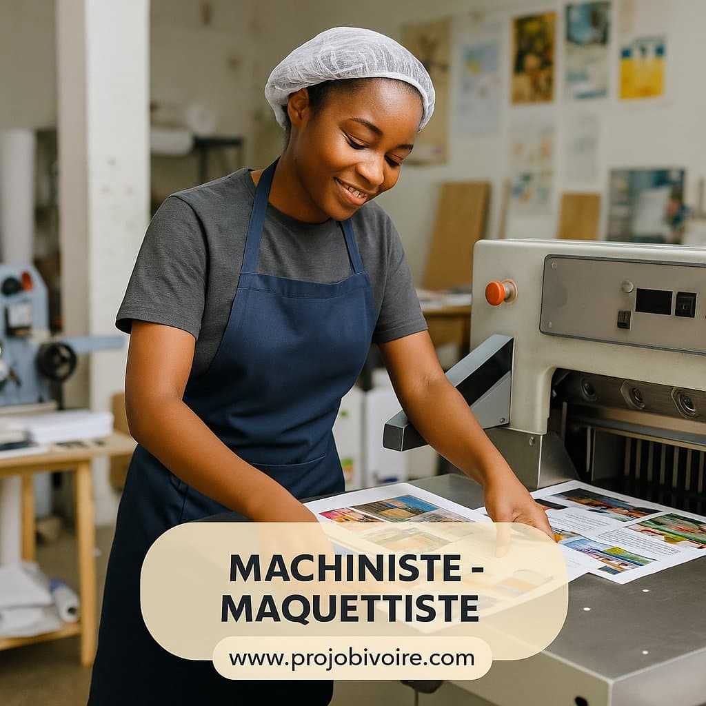 Machiniste – Maquettiste | septembre 2025 | Projobivoire