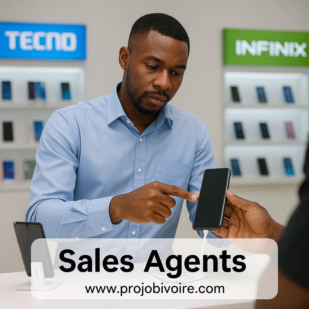 Sales Agents – Boutiques Techno, Infinix & Itel à Bouaké - 200.000 F ...