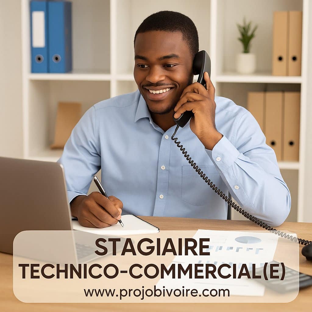 UN(E) STAGIAIRE TECHNICO-COMMERCIAL(E) | septembre 2025 | Projobivoire