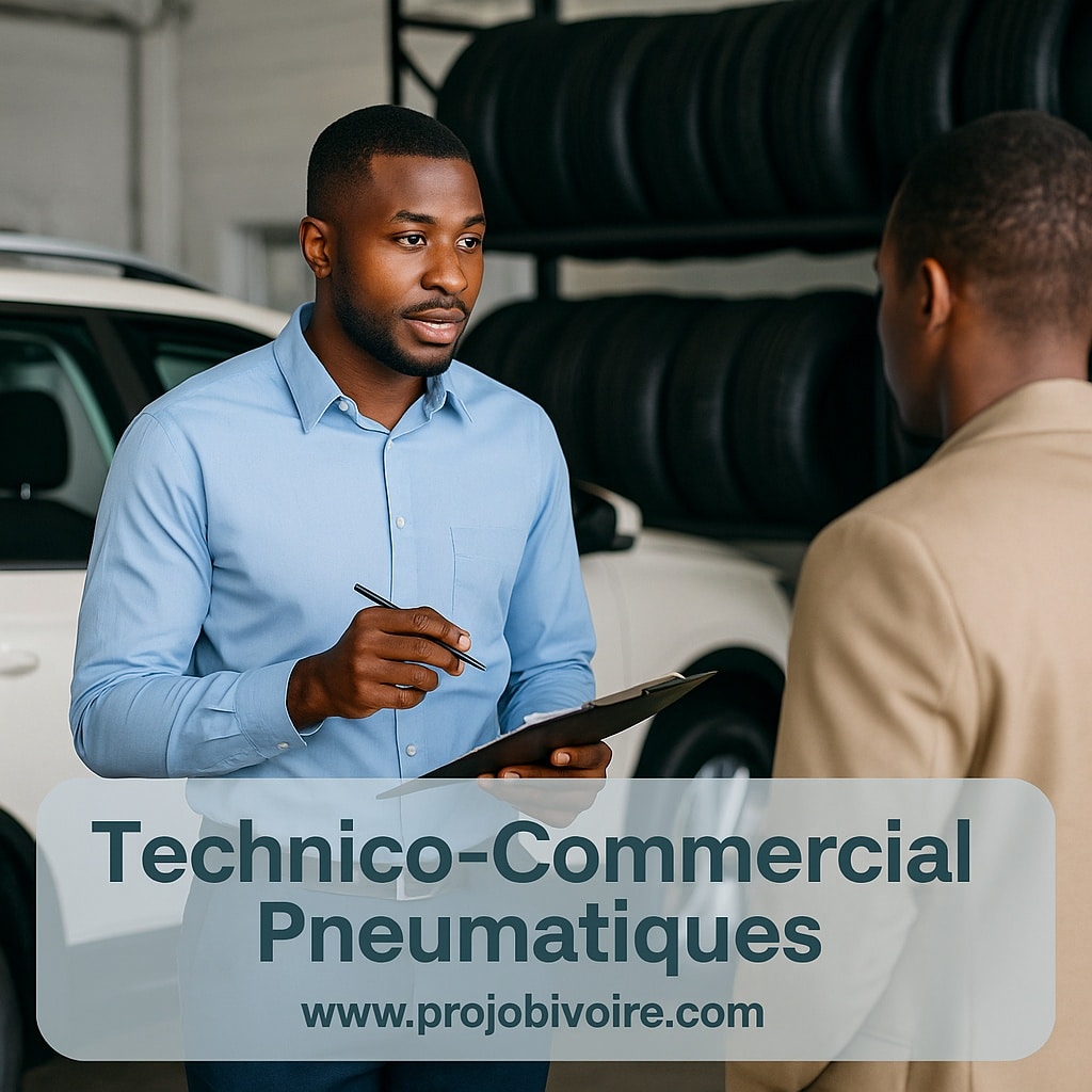 Technico-Commercial Pneumatiques (H/F) - 500.000 F CFA - BAC+2 / BAC+3 ...