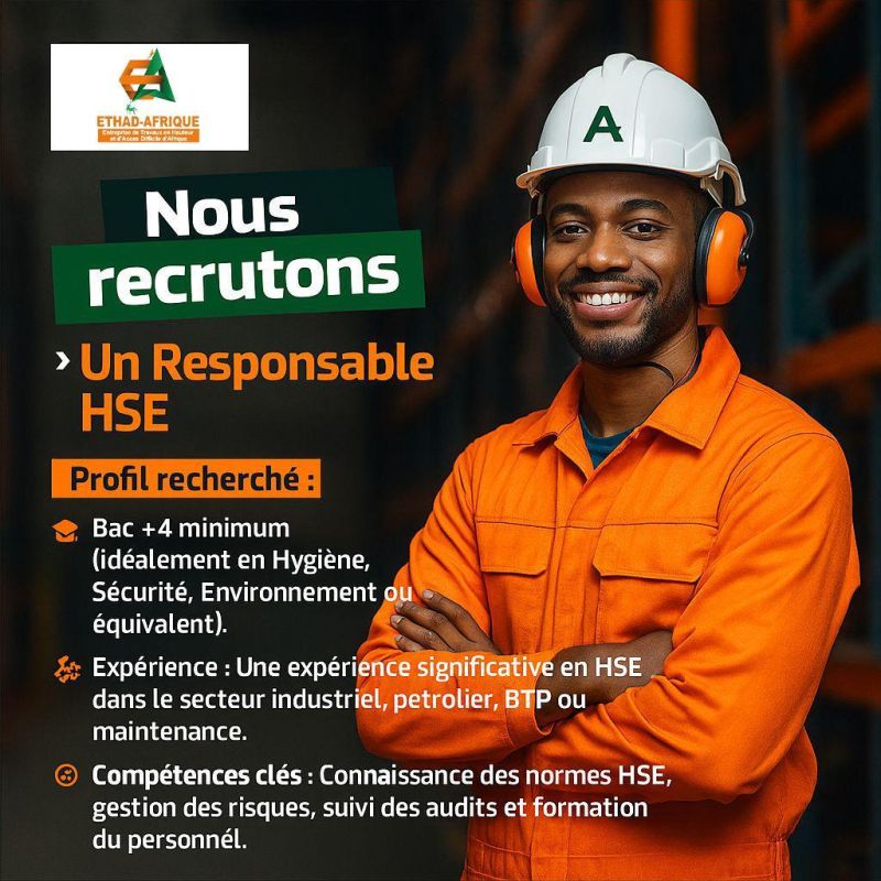 Responsable HSE – Raffinerie Onshore / Offshore | octobre 2025 ...