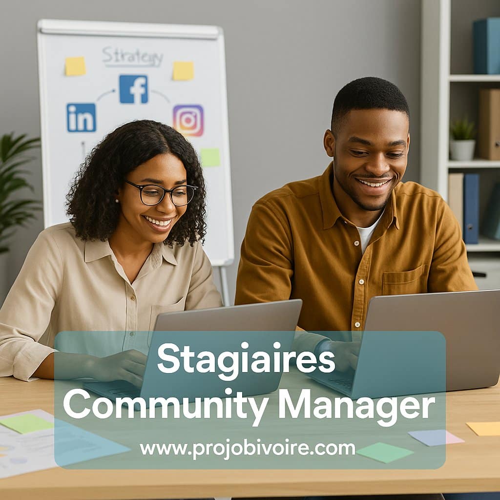 STAGIAIRES COMMUNITY MANAGER H/F | octobre 2025 | Projobivoire