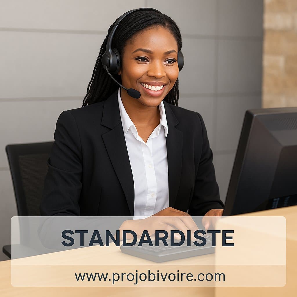 Standardiste 180.000 F à 200.000 F CFA | octobre 2025 | Projobivoire
