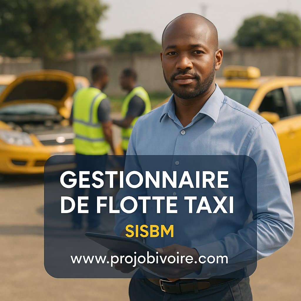 GESTIONNAIRE DE FLOTTE TAXI — SISBM (Yopougon) | octobre 2025 ...
