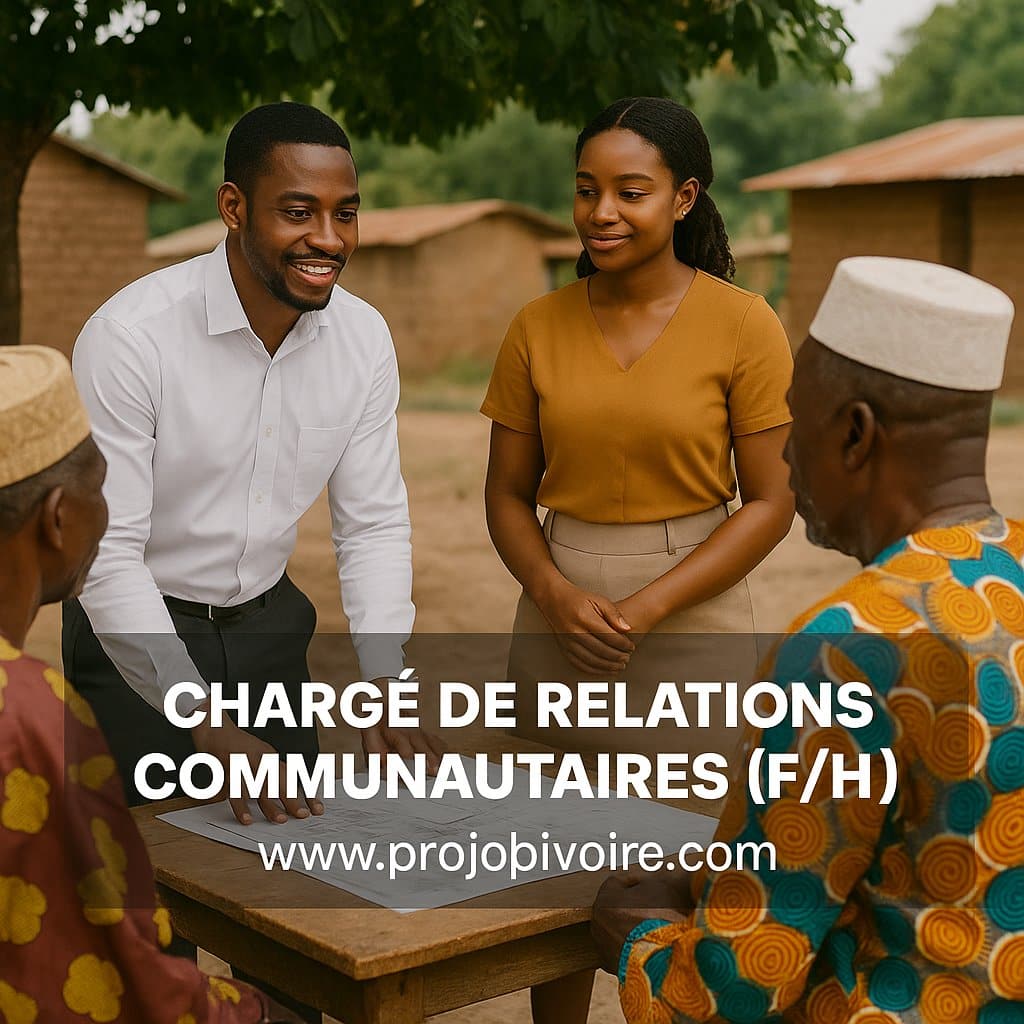Chargé de Relations Communautaires (F/H) | février 2026 | Projobivoire