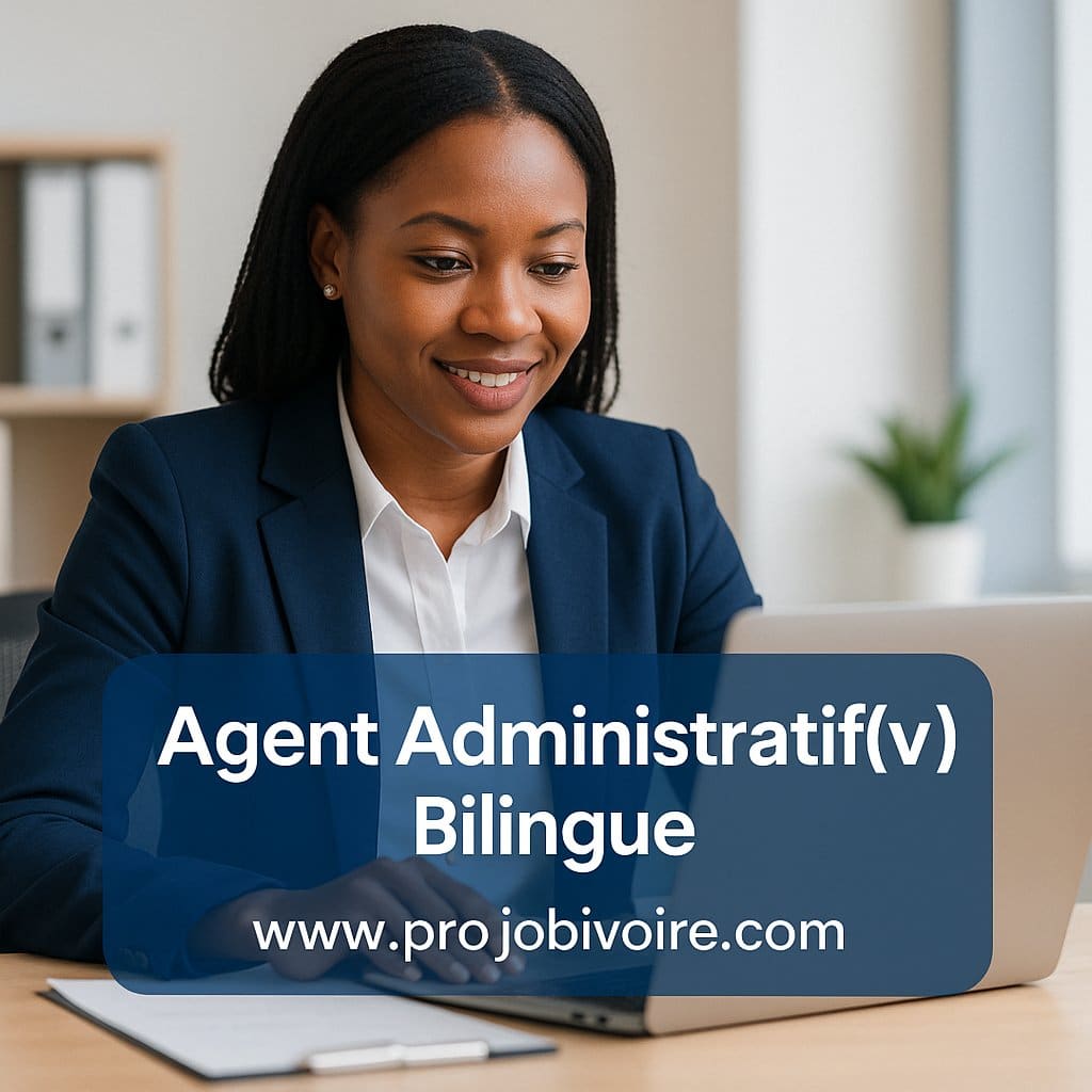 Agent Administratif(ve) Bilingue – Elite Intérim CI | décembre 2025 | Projobivoire