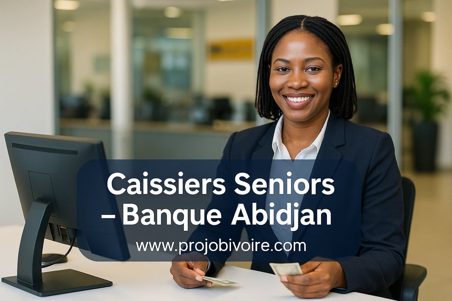 CAISSIERS SENIORS BANQUE – ABIDJAN | janvier 2026 | Projobivoire