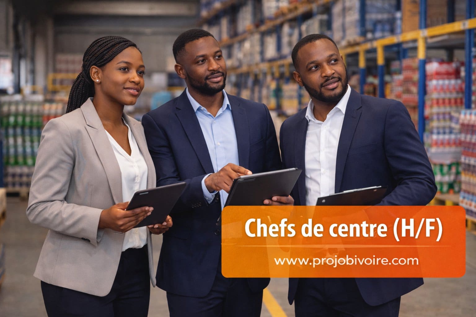 Chefs de centre (H/F) – 10 postes | mai 2026 | Projobivoire