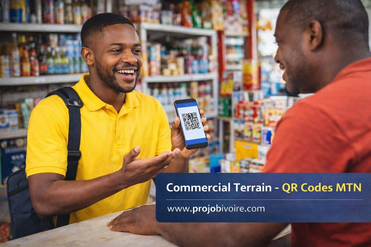 Commercial terrain ( installations QR CODES MARCHANDS MTN) | mai 2026 ...
