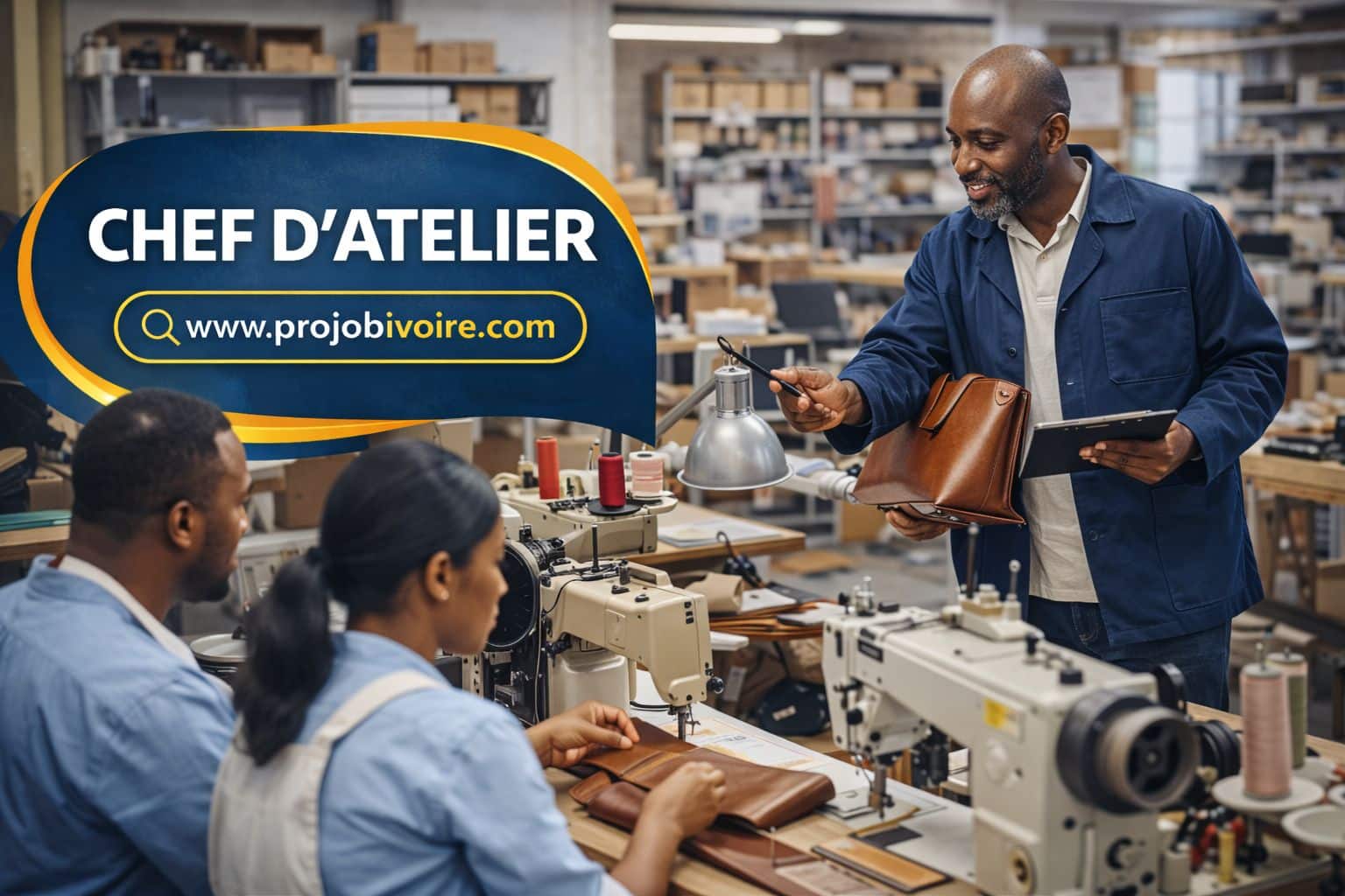 Chef d’atelier(couture) | mai 2026 | Projobivoire