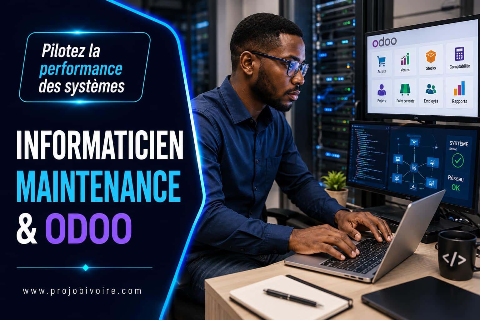 Informaticien (Maintenance Informatique & Odoo) | juin 2026 | Projobivoire